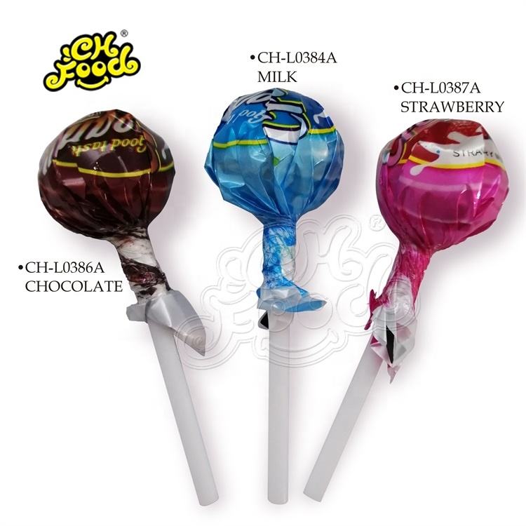 Chocolate/milk/strawberry Flavor Lollipop Candy